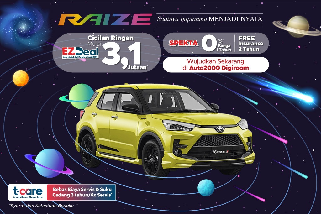 Promo Impian Toyota Raize - DEALER TOYOTA PALEMBANG